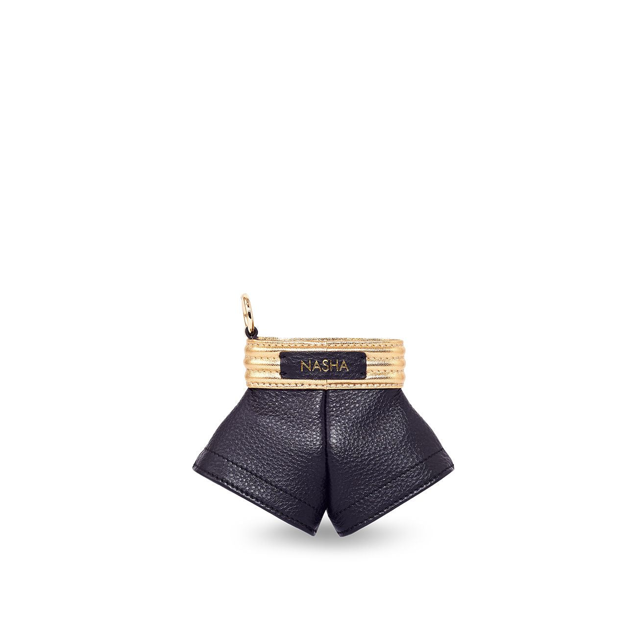 BABY BOXER SHORTS | SHINY GOLD-BLACK